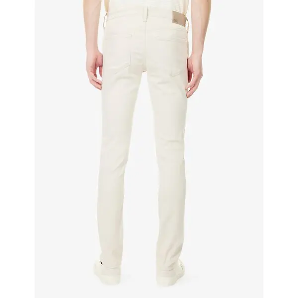Paige Lennon Slim-fit Stretch-cotton Trousers