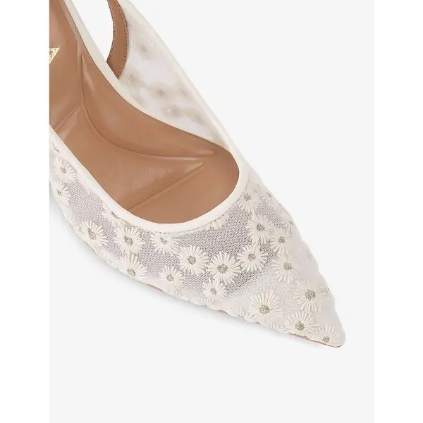 Carvela Positano Floral Slingback Heeled Pumps