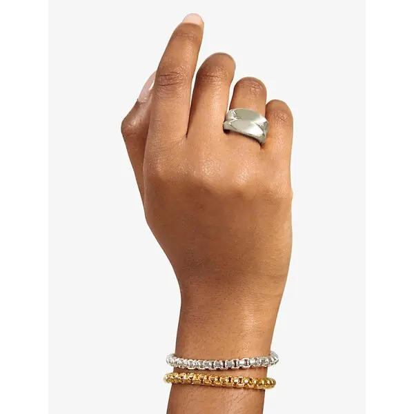 Monica Vinader Havana Double-layered Sterling Ring