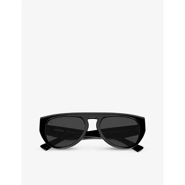 FERRARI Pilot-frame Acetate Sunglasses