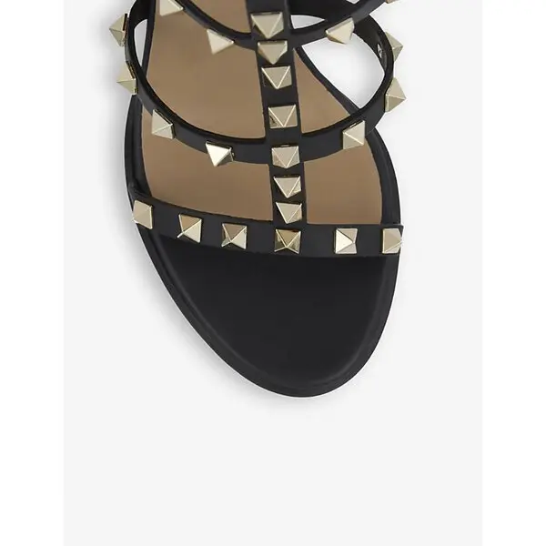 Valentino Garavani Rockstud 90 Leather Heeled Sandals
