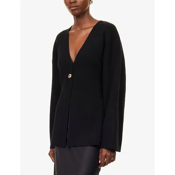 Dissh Button-up V-neck Cardigan