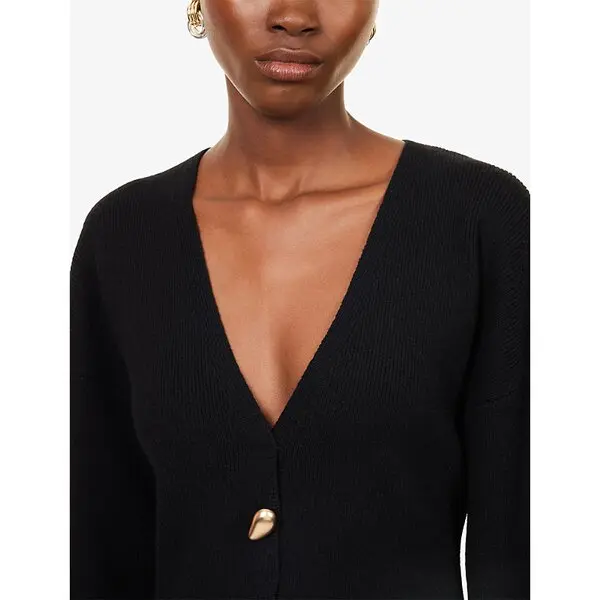 Dissh Button-up V-neck Cardigan