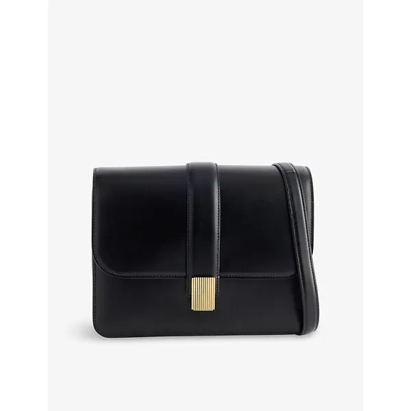 Khaite Blake Leather Cross-body Bag - Black