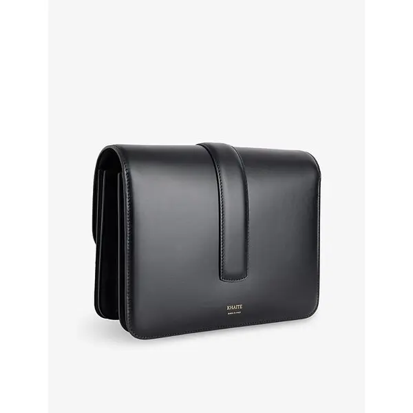 Khaite Blake Leather Cross-body Bag - Black
