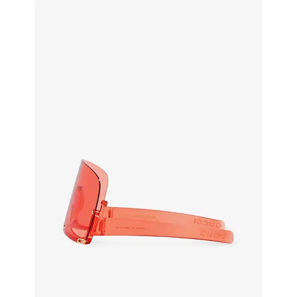 Gucci Irregular-frame Injected Sunglasses