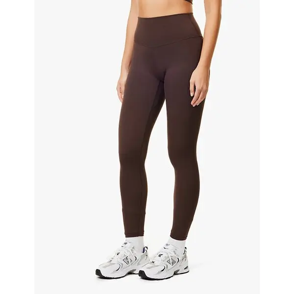 Varley Freesoft High-rise Stretch-woven Leggings - Coffee Bean