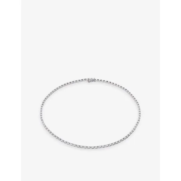 CARAT* LONDON Coralie Sterling And Zirconia Necklace - Silver