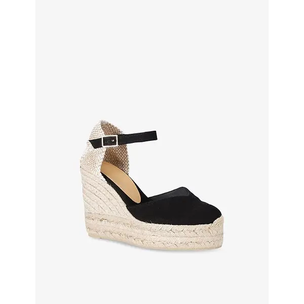 CastaÑer Chiara Lace-up Espadrilles - Black