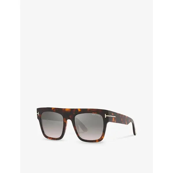 TOM FORD Square Frame Acetate Sunglasses