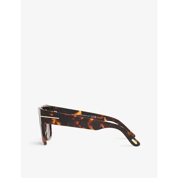 TOM FORD Square Frame Acetate Sunglasses