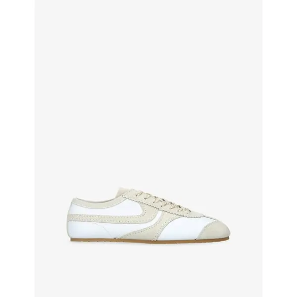 Dries Van Noten Dustin Leather Trainers - White/oth