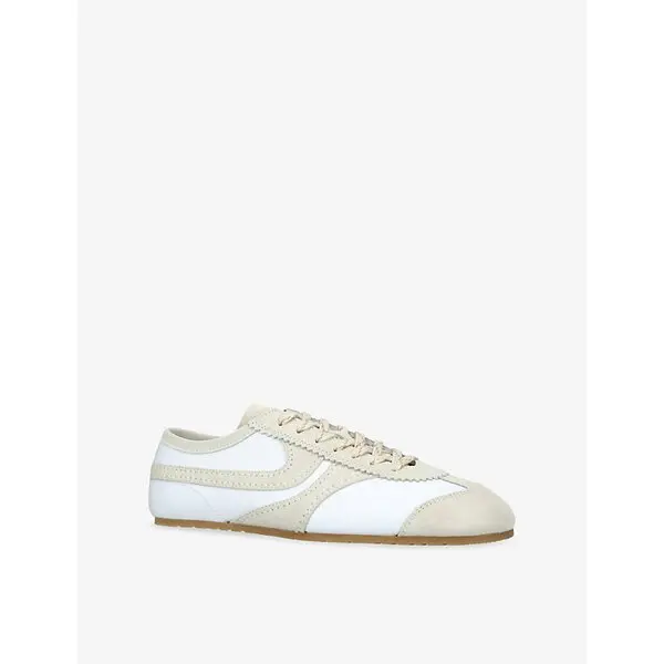 Dries Van Noten Dustin Leather Trainers - White/oth