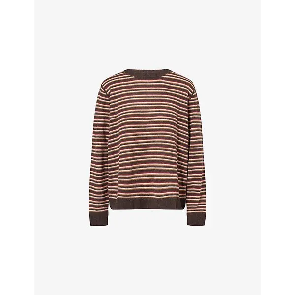REFORMATION Striped Cashmere Jumper