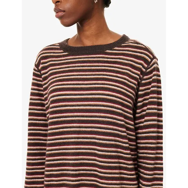 REFORMATION Striped Cashmere Jumper