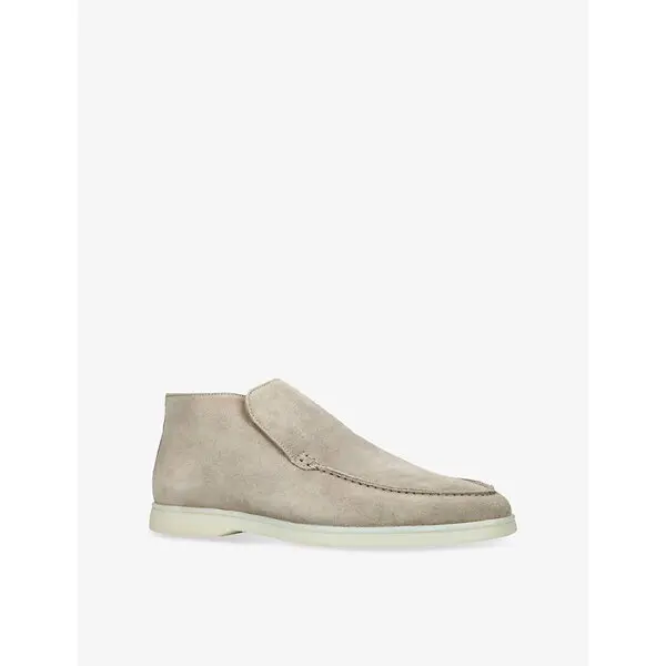 AURELIEN City Suede Loafers - Grey/light
