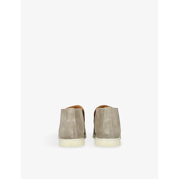 AURELIEN City Suede Loafers - Grey/light