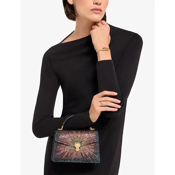 BVLGARI Serpenti Pallini Mini Top-handle Bag - Multicolor