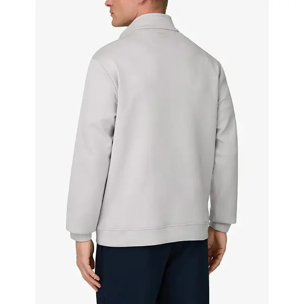 Boggi Milano Half-zip Cotton-blend Jumper