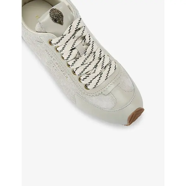 Kurt Geiger Islington Eagle-embellished Leather Trainers