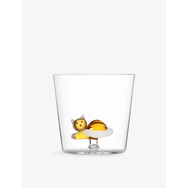 ICHENDORF MILANO Tabby Cat Glass Tumbler 8cm - Multicolor