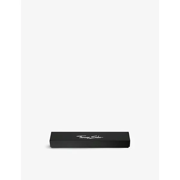 THOMAS SABO Plaited Leather And Sterling Silver Bracelet