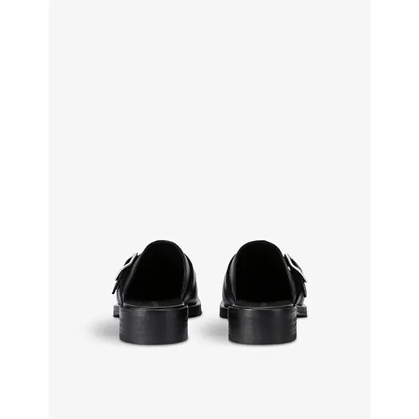 Our Legacy Camion Leather Mules - Black