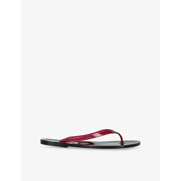 Christopher Esber Jo Pvc Flip Flops - Red/dark