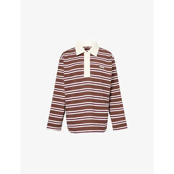 RU & ROCKA Striped Rugby Shirt