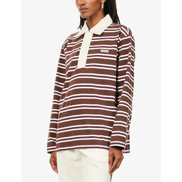 RU & ROCKA Striped Rugby Shirt