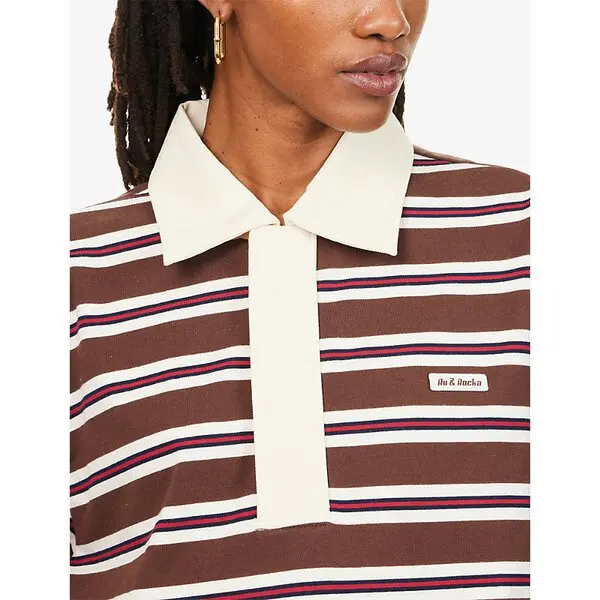 RU & ROCKA Striped Rugby Shirt