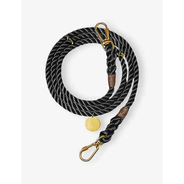 FOUND MY ANIMAL Large Rope Nylon Dog Lead - Black