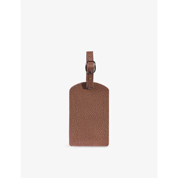 MINTAPPLE Top Grain Leather Luggage Tag