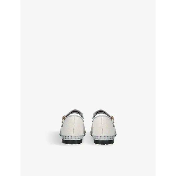 FLABELUS Dalloway Linen Ballet Flats