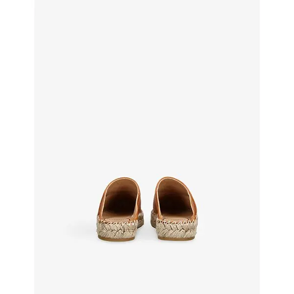 Valentino Garavani Leather Espadrille Mules