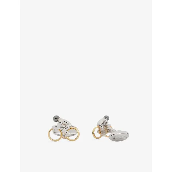 Paul Smith Racing Bicycle Copper And Zinc Cufflinks