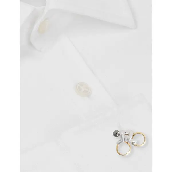 Paul Smith Racing Bicycle Copper And Zinc Cufflinks