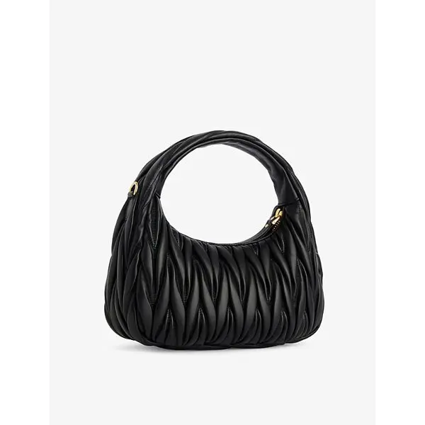 Miu Miu Wander Mini Hobo Bag - Nero