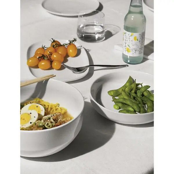 ALESSI Itsumo Oval Porcelain Serving Plate 25cm - White