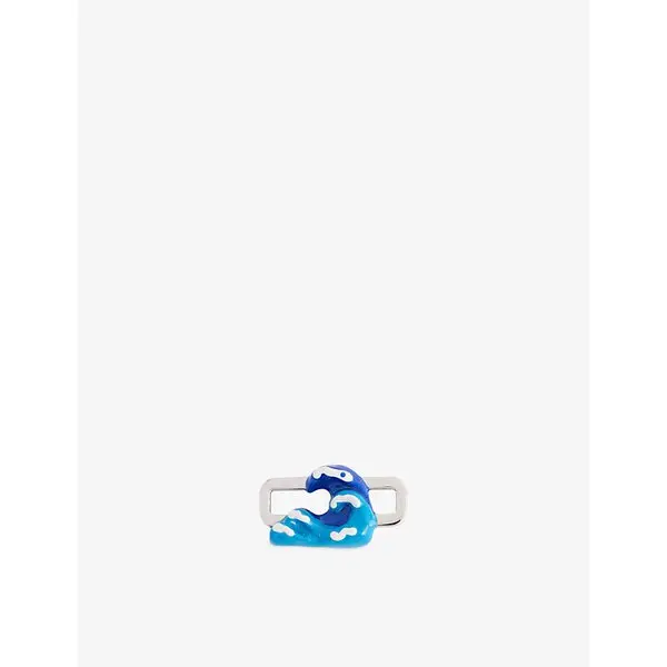 POUBEL La Mer Rhodium-plated Sterling-silver Charm - Blue