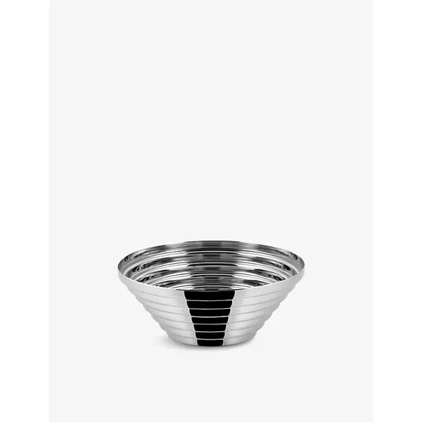 ALESSI Maya Small Stainless-steel Basket 20cm - Silver