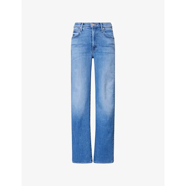 MOTHER The Kick It High-rise Straight-leg Jeans - Fan Favorite