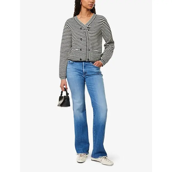 MOTHER The Kick It High-rise Straight-leg Jeans - Fan Favorite