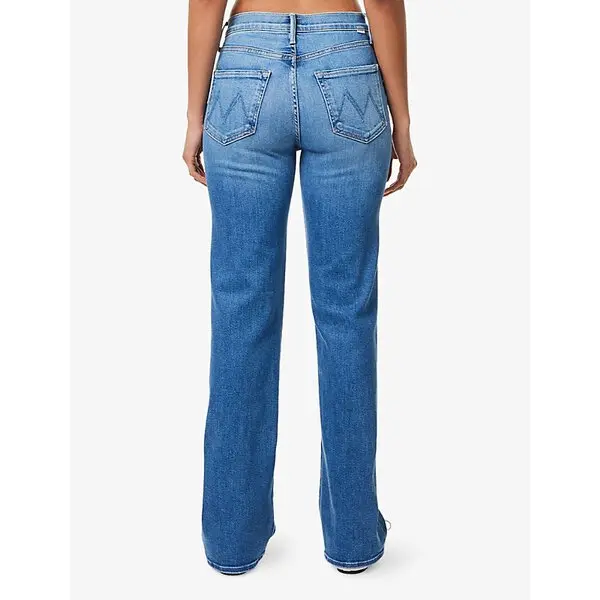 MOTHER The Kick It High-rise Straight-leg Jeans - Fan Favorite