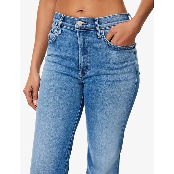 MOTHER The Kick It High-rise Straight-leg Jeans - Fan Favorite