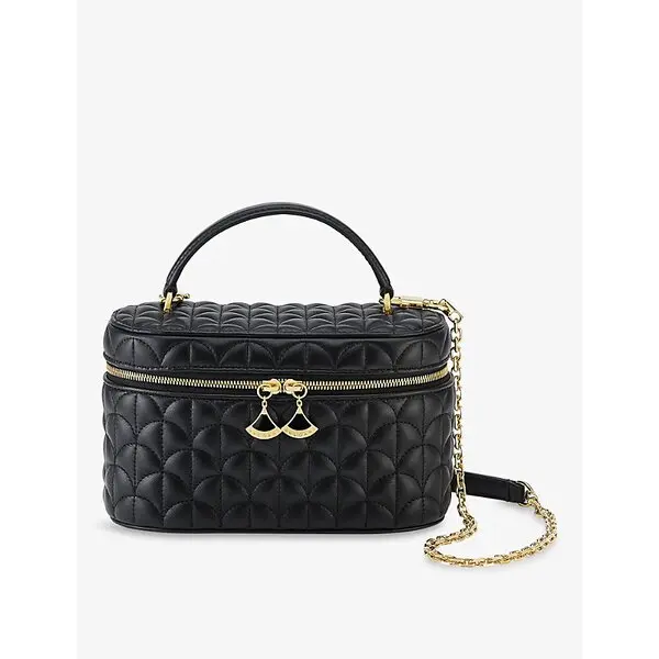 BVLGARI Divas' Dream Leather Vanity Case - Black