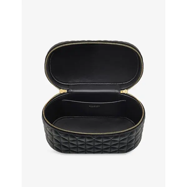 BVLGARI Divas' Dream Leather Vanity Case - Black