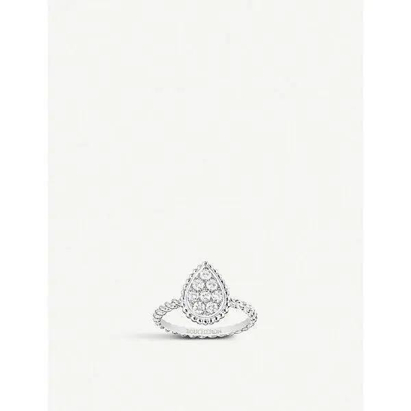 Boucheron Serpent Bohème Diamond White Gold Ring - Silver