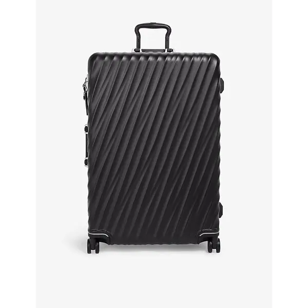 Tumi Extended Trip Four-wheel Shell Checked Suitcase