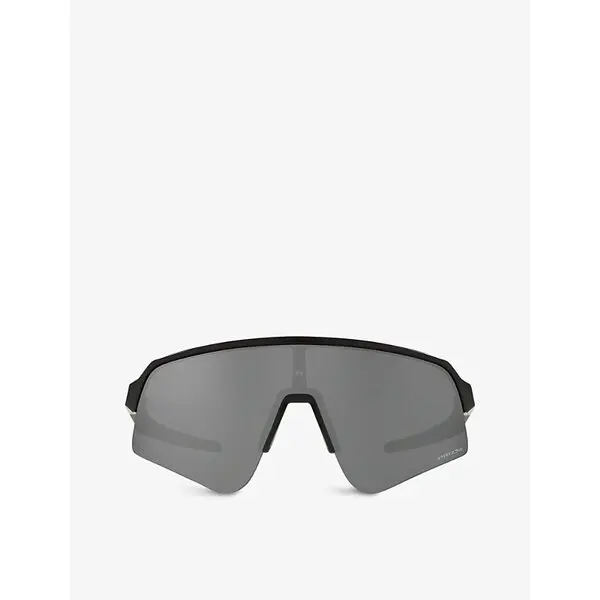 Oakley Acetate Wraparound Sunglasses - Black